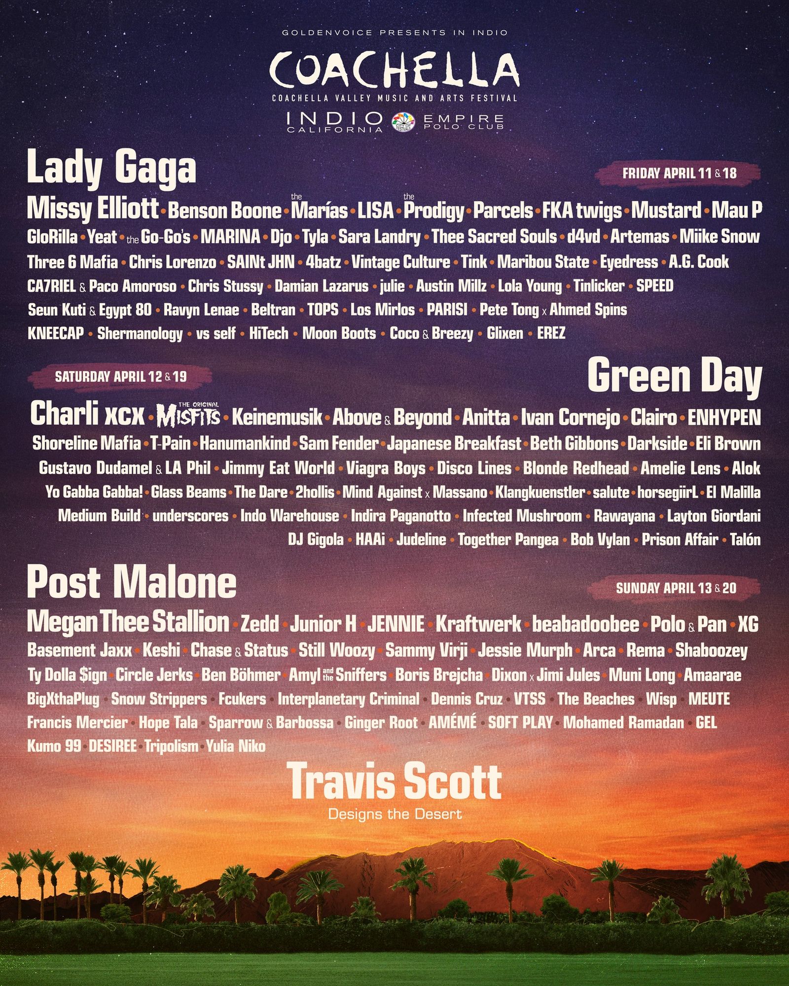 O que esperar do Lineup do Coachella 2025 – Bacana Notícias