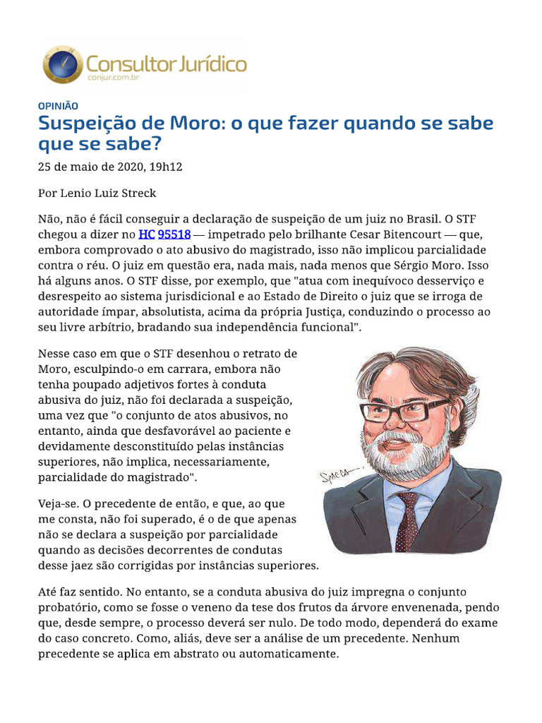 Lênio Streck: Da academia ao debate público, a influência do jurista ...